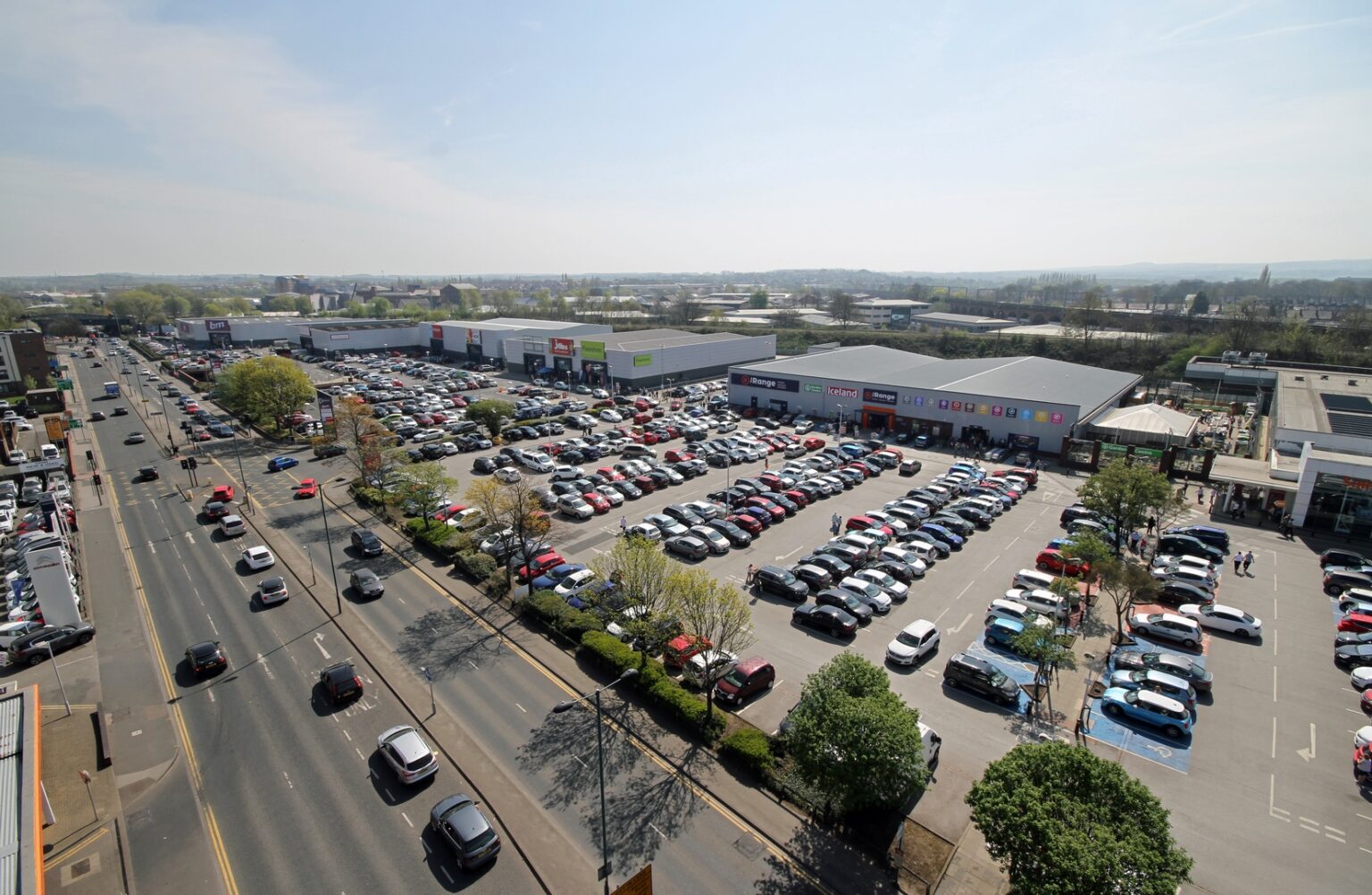 Sunny Retail Park - Sky High Camera